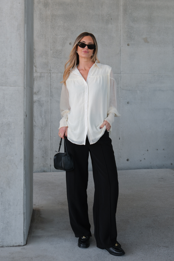 CIA BLOUSE - LEMON - Lunar Fox