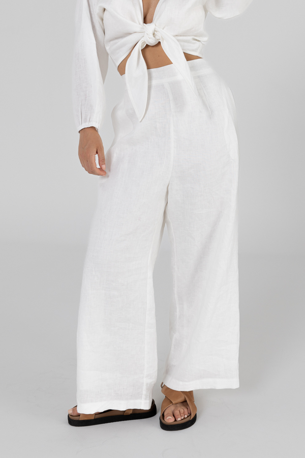KAI PANT - WHITE - Lunar Fox